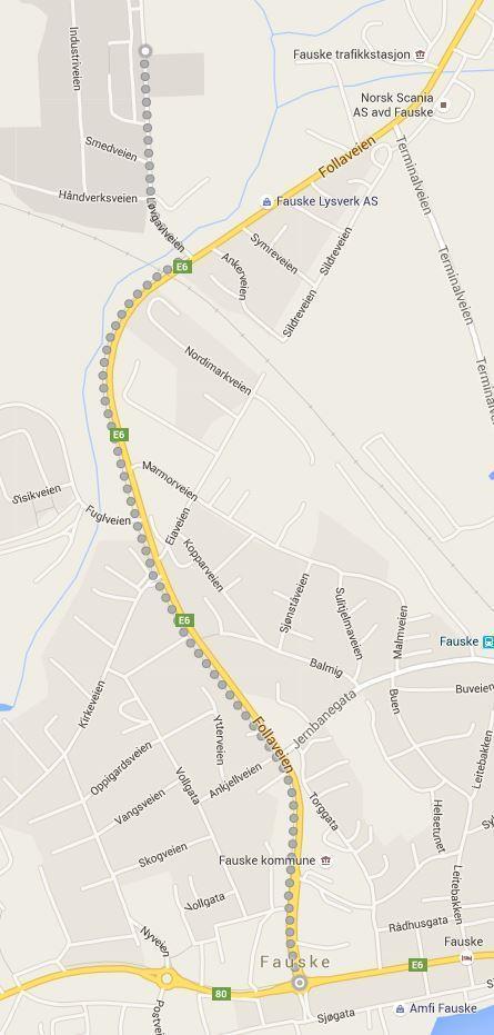 Veibeskrivelse - Fauske vgs
